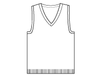 Shale V-Neck Pullover Vest | ANY machine | ANY yarn | Machine Knitting ...