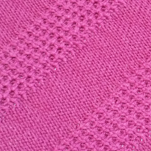 Tuck Stitch Pattern For Machine Knitting | Wide Diagonal Tuck | Knit It Now